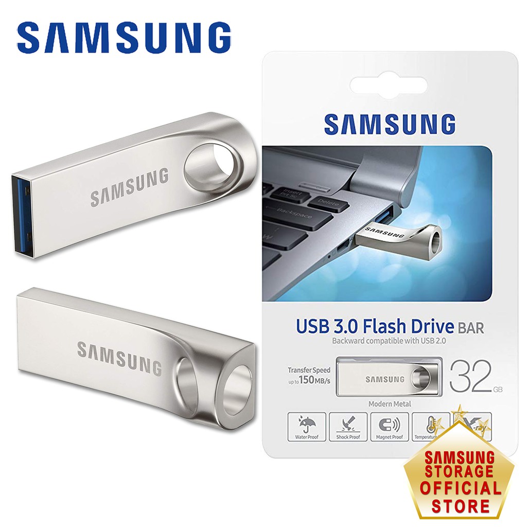 Samsung 32GB BAR USB 3.0 Flash Drive (METAL) | Shopee Malaysia