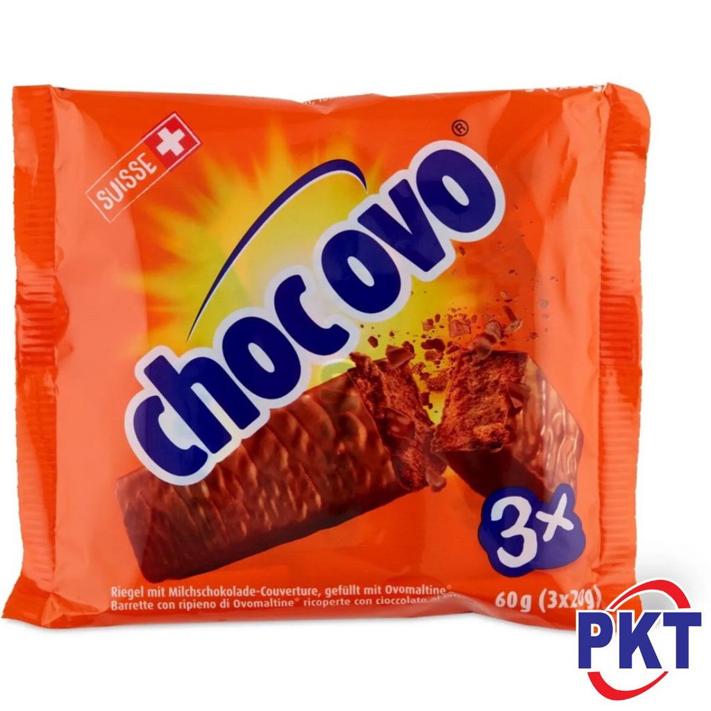 OVOMALTINE Choc Ovo Chocolate Bar 3x20g [ macam milo cube ] Exp : 05/ ...