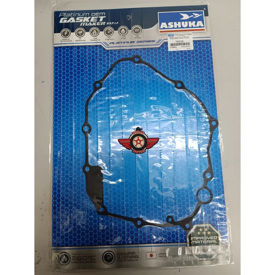 ASHUKA MAGNET GASKET CLUTCH GASKET FRCM Y15 V1 V2 RS150 R15 LC135 | Shopee Malaysia