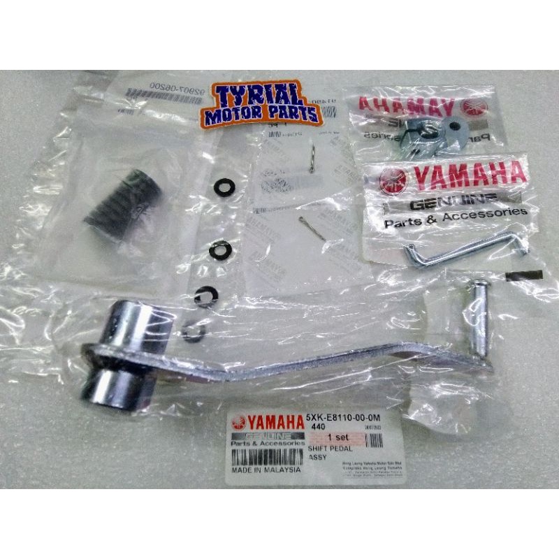 💯 ORIGINAL YAMAHA SHIFT PEDAL ASSY YAMAHA 125ZR SET PADEL GEAR 5XK ...