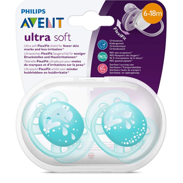 Philip Avent Ultra Soft Pacifier 6-18m | Shopee Malaysia