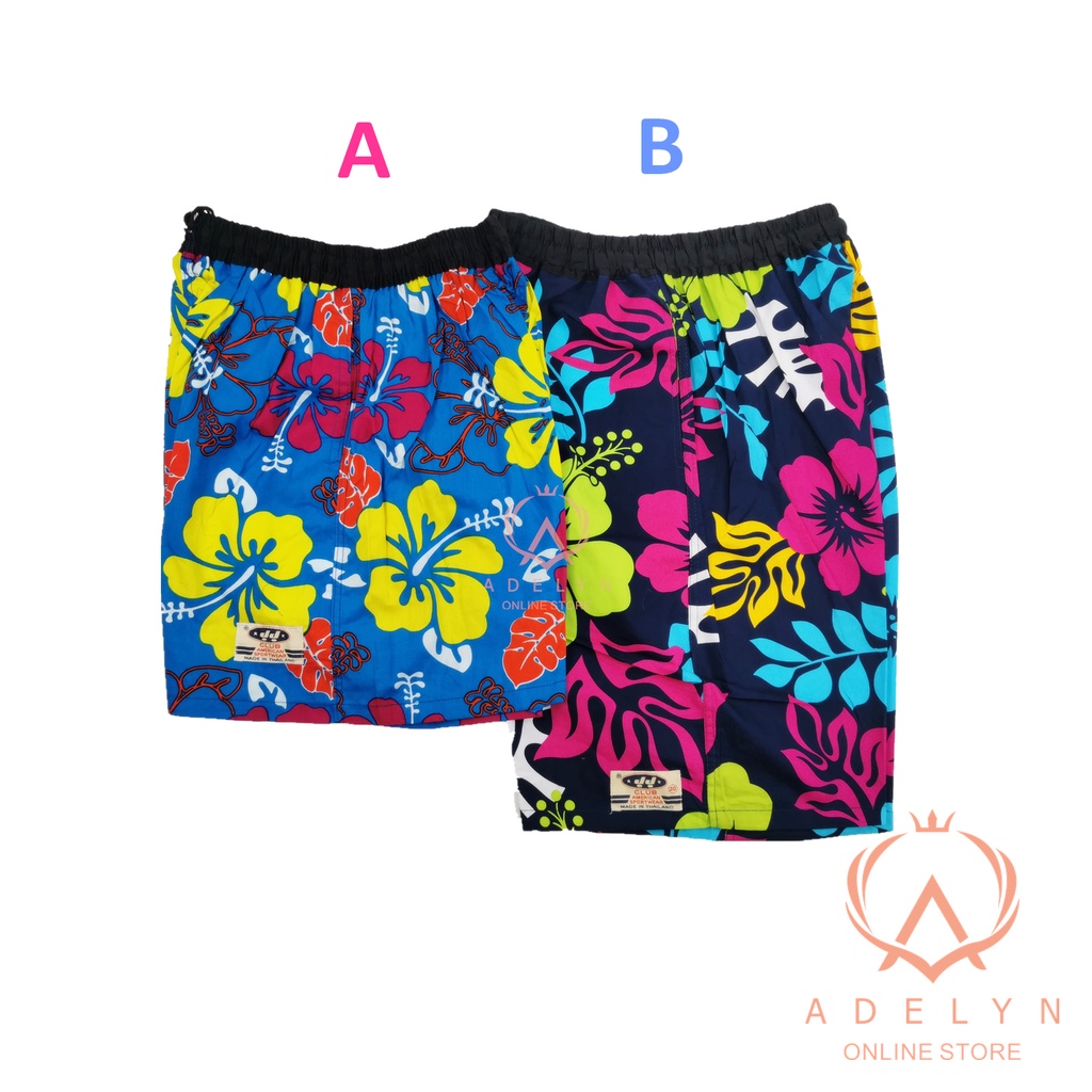 3/4 HAWAIIAN SHORT PANTS BEACH PANTS AW1/ SELUAR PENDEK HAWAII JJ CLUB ...