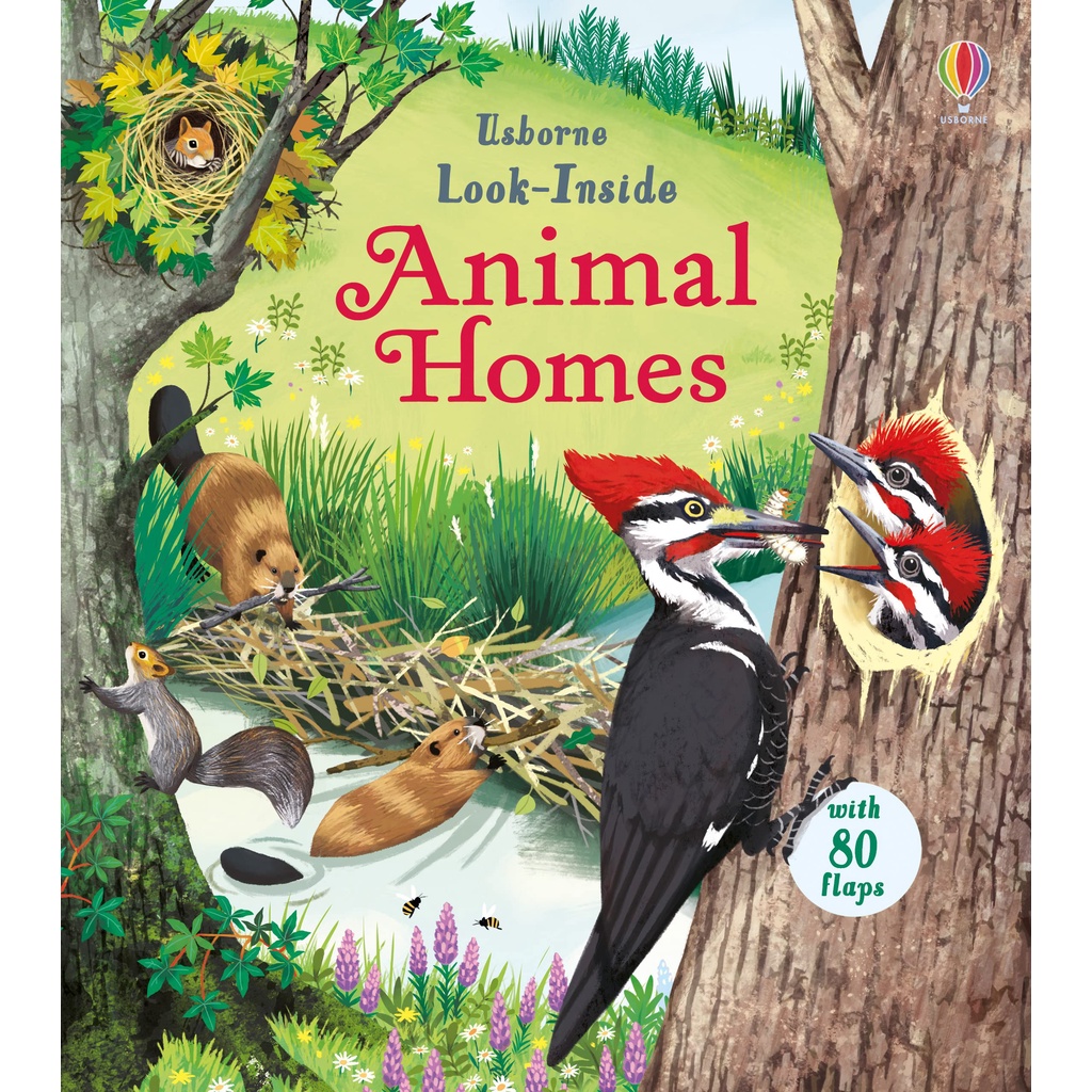 !!!New!!! Usborne LOOK INSIDE Animal Homes | Shopee Malaysia