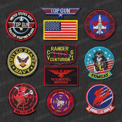 Top Gun Flight Test MAVERICK Ranger Patch Tomcat Fighter Weapon School ...