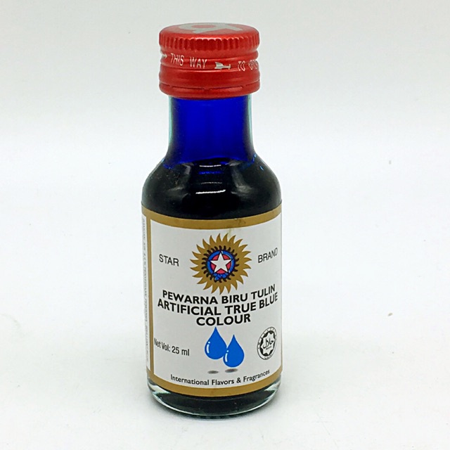 STAR BRAND ARTIFICIAL TRUE BLUE COLOUR 25 ml | Shopee Malaysia