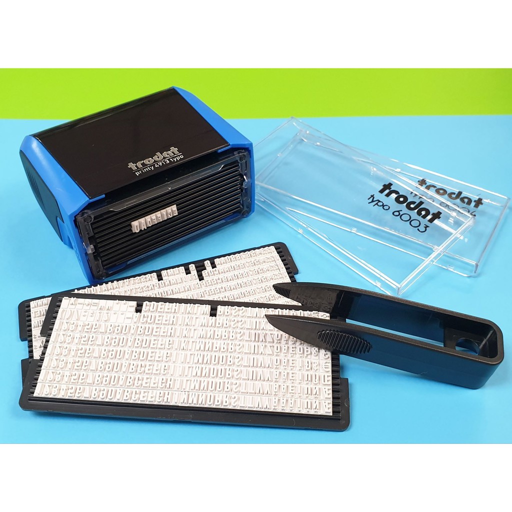 Trodat PRINTY 4913 typo DIY Stamp Self Assemble | Shopee Malaysia