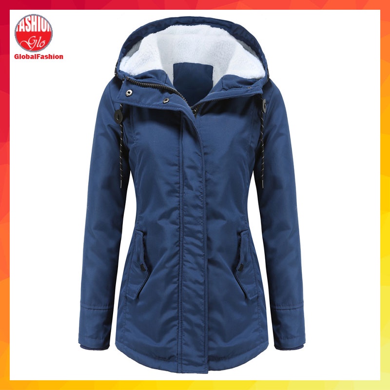 Plus Size Winter Jacket Woman Baju Sejuk Perempuan Windproof Waterproof ...