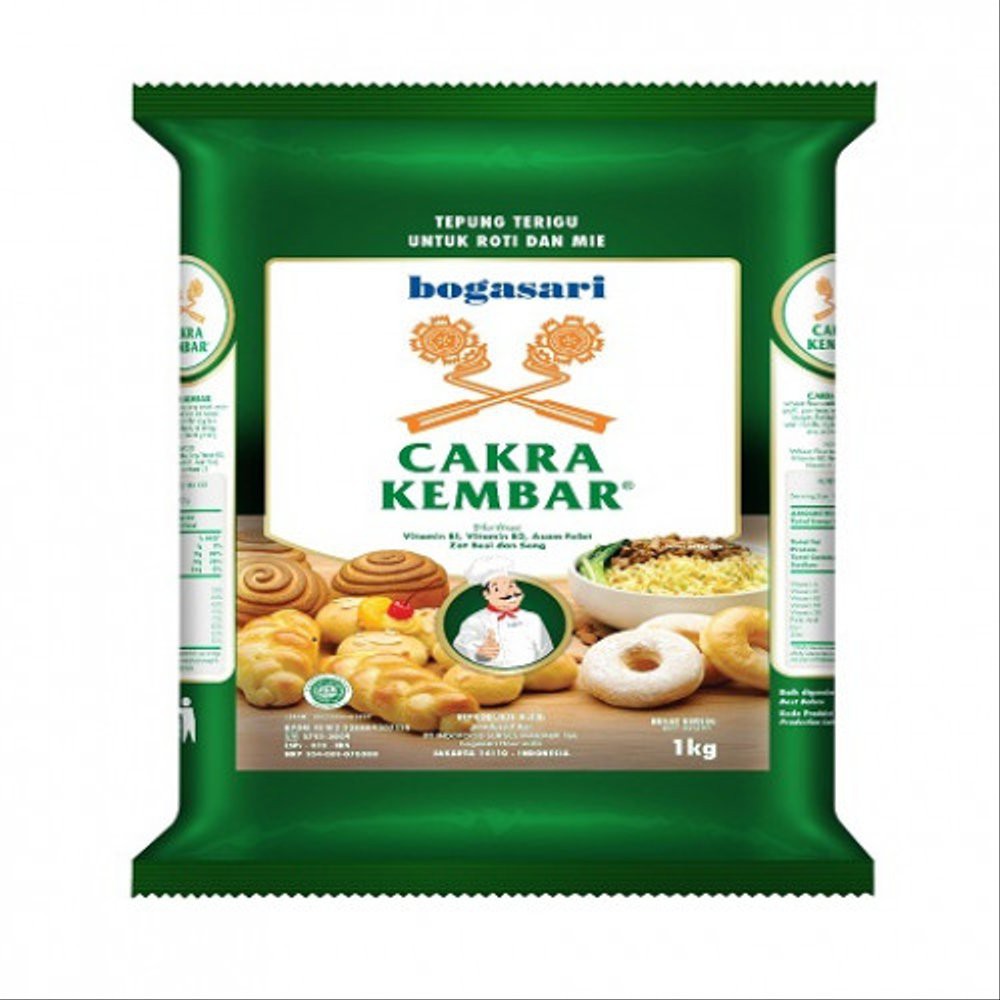 Bogasari Chakra Flour Twin Premium 1 Kg | Shopee Malaysia
