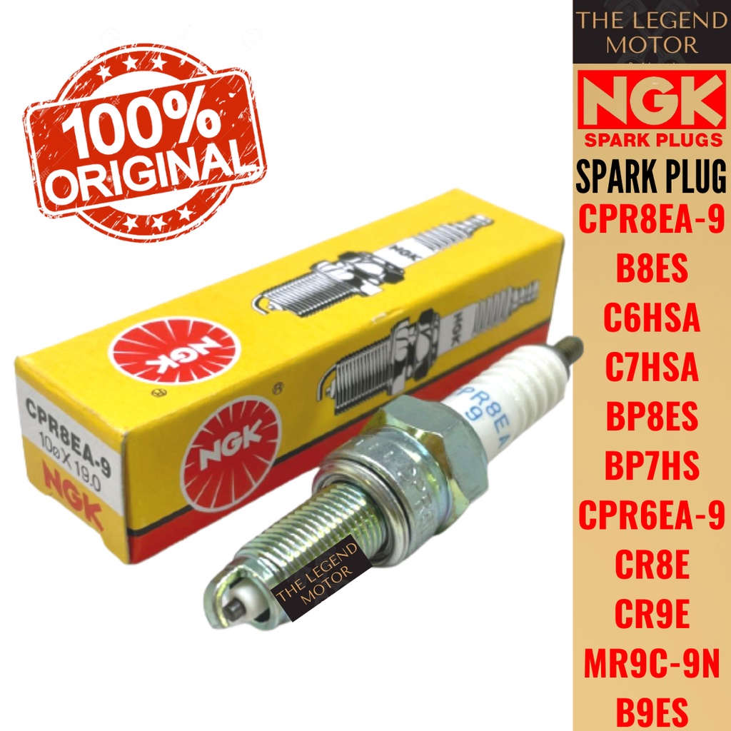 NGK Plug B8ES BP8ES C6HSA CPR8EA CPR6EA D7EA 100% ORIGINAL Y15ZR EX5 ...