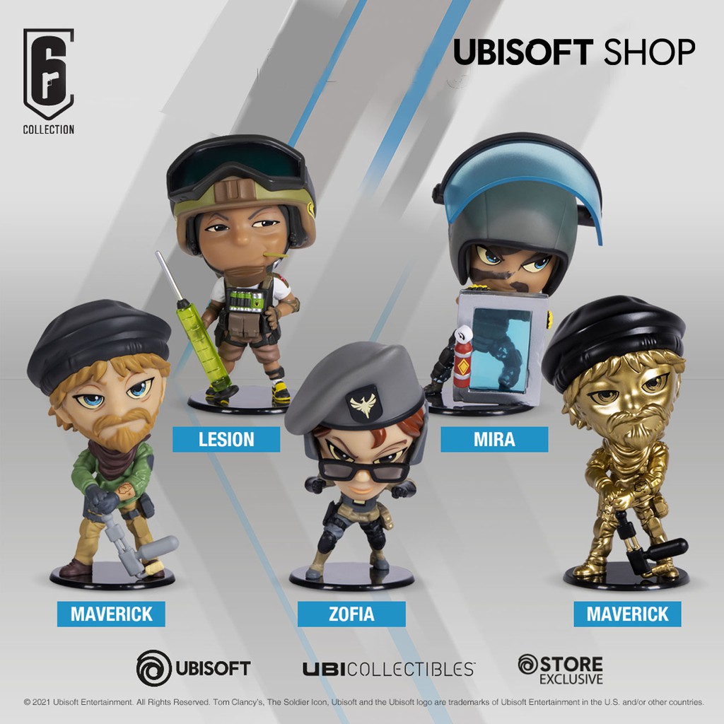 Rainbow Six Siege - Six Collection | Chibi Series 6 SET (5pcs ...