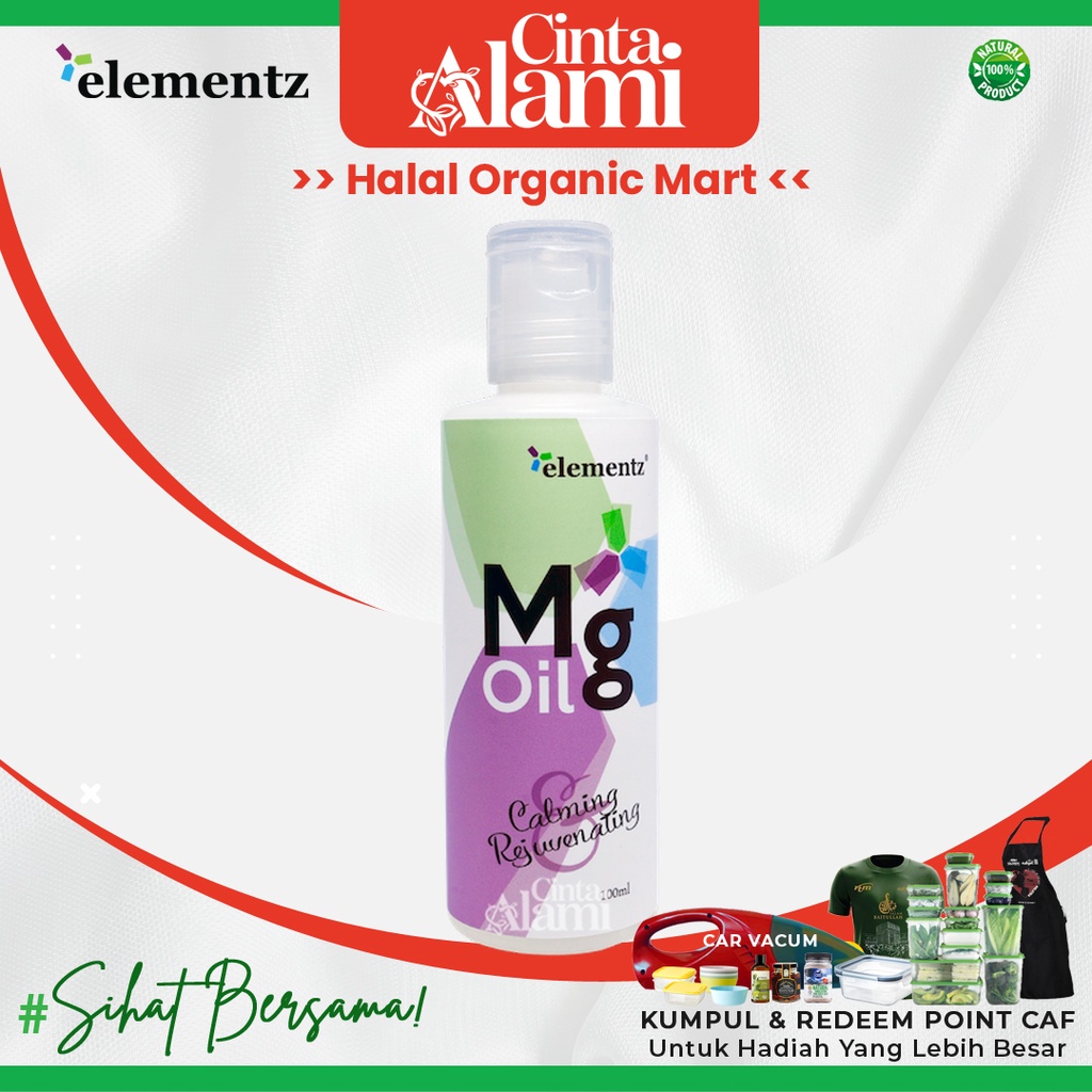 Magnesium Oil ( 15ml / 100ml ) Elementz | Shopee Malaysia