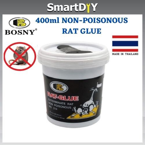 Bosny 400ml Non-Poisonous Rat Glue (Made In Thailand) Bosny Rat Glue ...