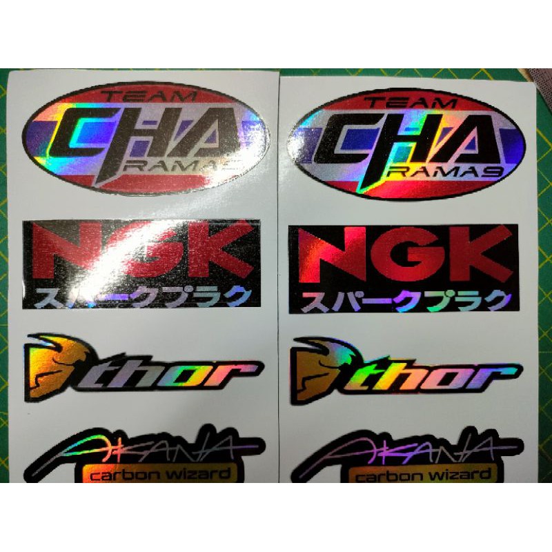 Motorcycle sticker pack (Holographic) | Shopee Malaysia