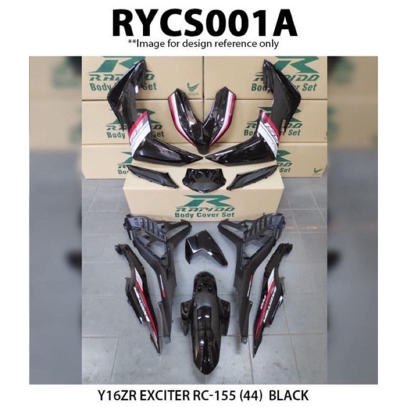 Yamaha Y16ZR 1st cover set ready stock by Rapido Malaysia 🇲🇾 HLY OEM ...