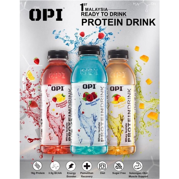 Original OPI Whey Isolate Protein Drink (ready stock) | Shopee Malaysia