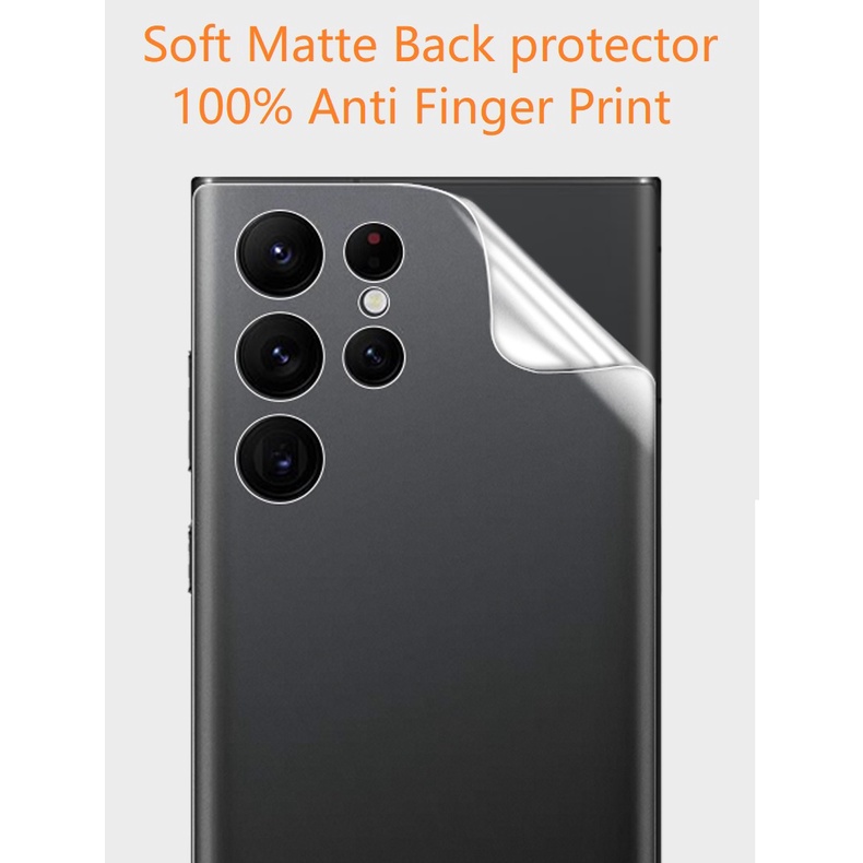 realme C12 C2 X2 Pro X3 XT Soft Hydrogel Full Glue Matte Membrane Back ...