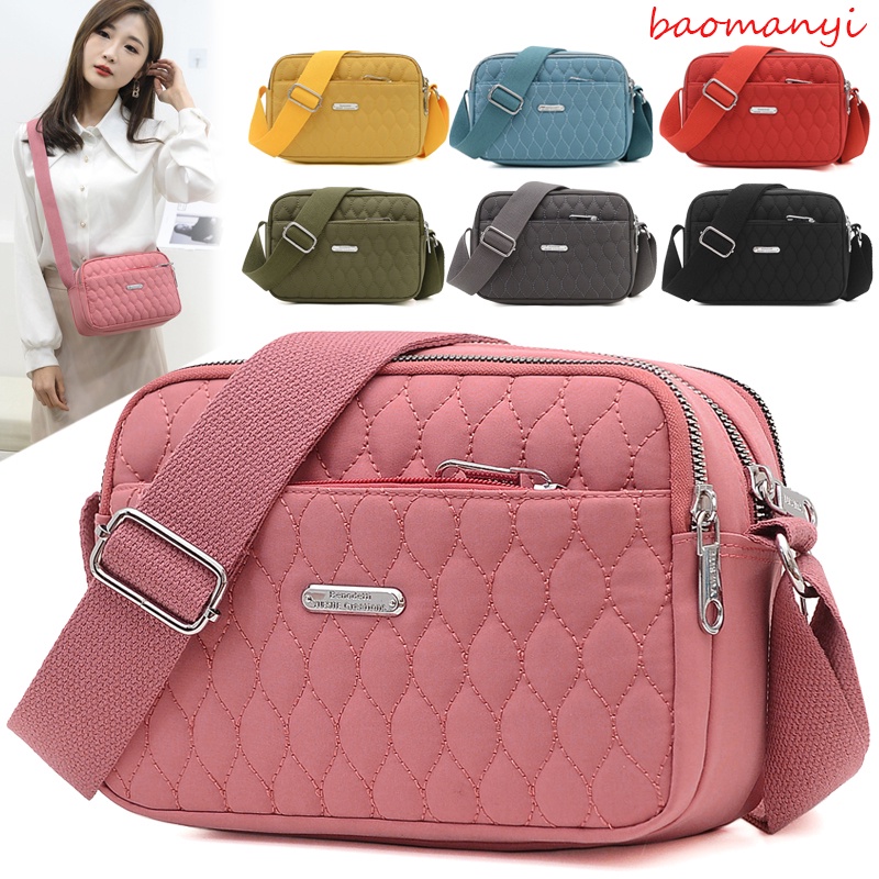 Beg Tangan Wanita Murah Nylon Sling Bag Women Shoulder Bag Korean Style ...