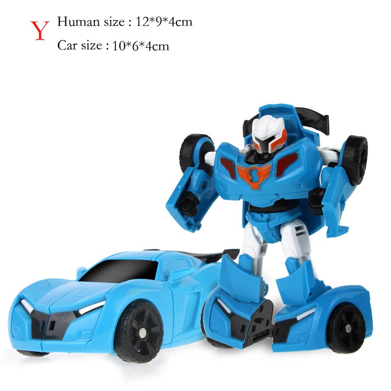 8 Styles Kids Car Controlled Deformation Robot Toys Conversion Toy Car ...