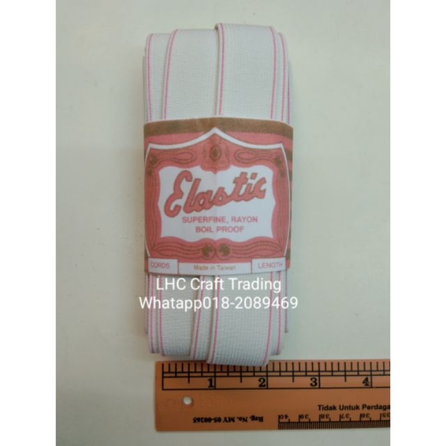 GETAH PINGGANG KAIN / 1" ELASTIC TAPE 2.5y | Shopee Malaysia