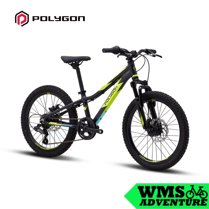 Polygon Relic 20" 2022 Junior Mountain Bike Model (Black) | Shopee Malaysia