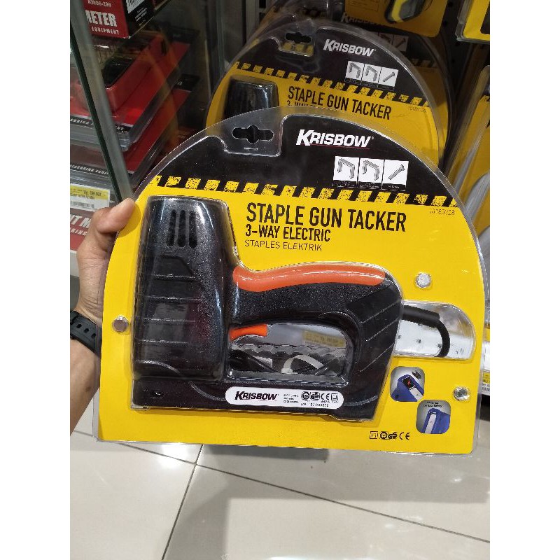 Krisbow Stapler Electric Shooter 3 Way 50 Watt 220V | Shopee Malaysia