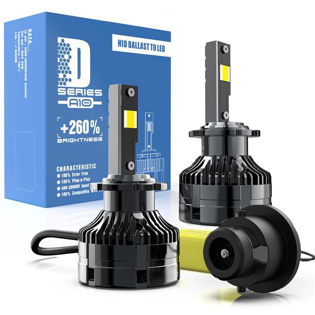 Original Car Xenon Lamp Changed to Highlight LED Car Bulb D1S D2S D3S ...