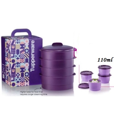 TUPPERWARE LIMITED EDITION: STEAM IT 4 TIER- INNOVATIVE FOOD STEAMER ...
