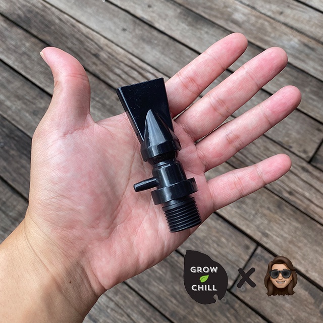 1/2" Venturi Oxygen For Aquarium Air Intake Nozzle Duckbill Sprinkler ...