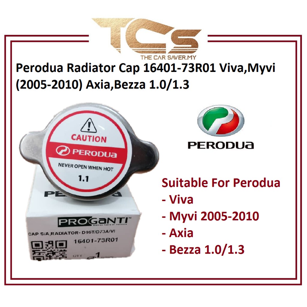 Perodua Radiator Cap 16401-73R01 Viva,Myvi (2005-2010) Axia,Bezza 1.0/1 ...