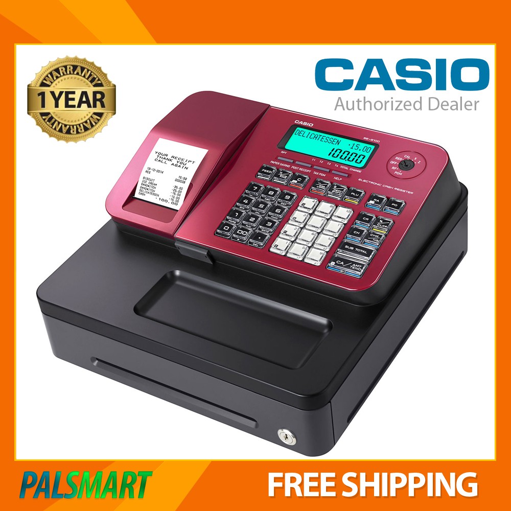 Casio Cash Register Machine Mesin Cashier Machine Electronic Cash ...