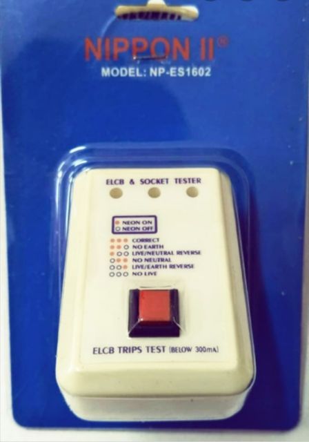 Nippon 13A ELCB & Socket Tester (For 300MA) | Shopee Malaysia