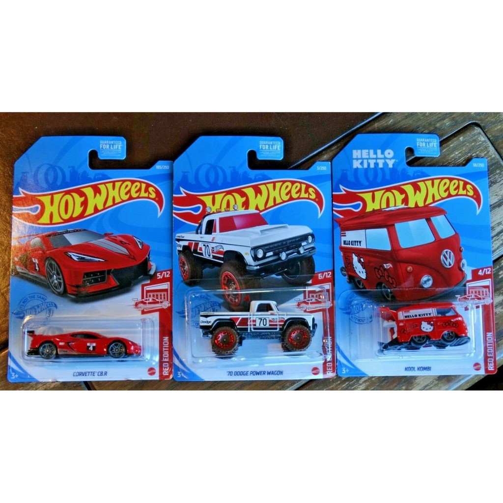 baby.l / Hot Wheels 2021 Red Edition Kool Kombi (hello kitty ...