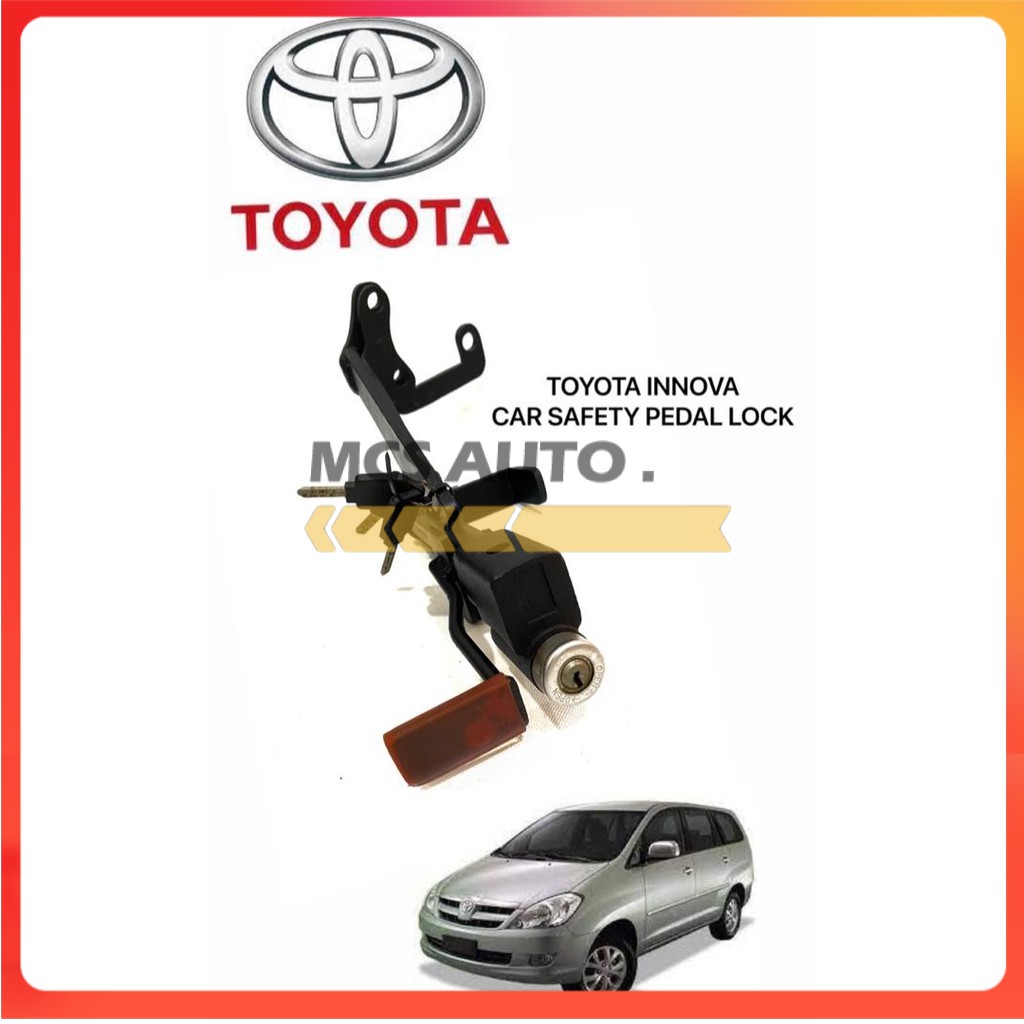 TOYOTA INNOVA AUTO KEY START SAFETY ANTI THEFT PEDAL LOCK | Shopee Malaysia