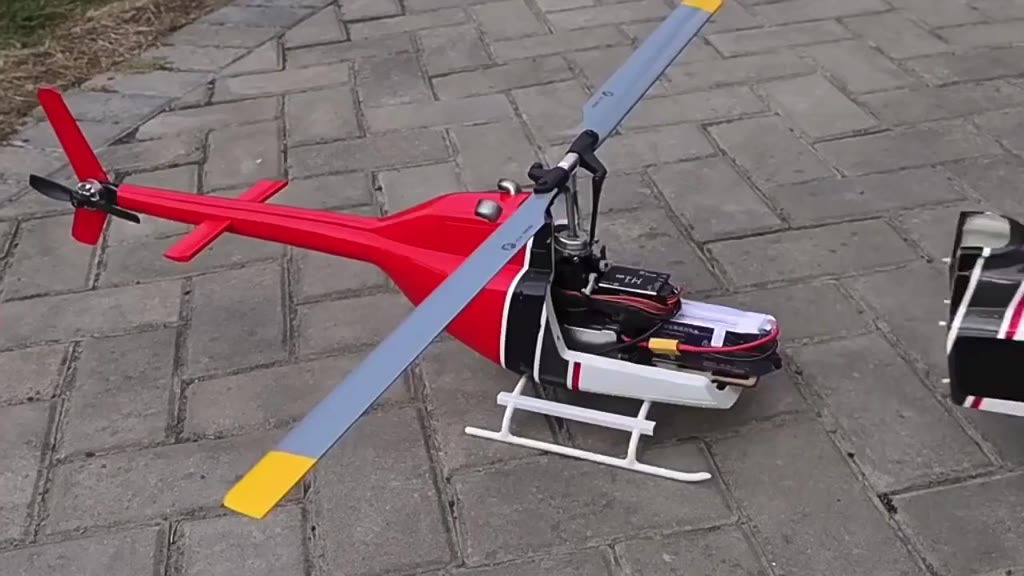 Flywing Bell-206 V3 RC Helicopter RTF PNP 6 Channel 1/16 Brushless ...