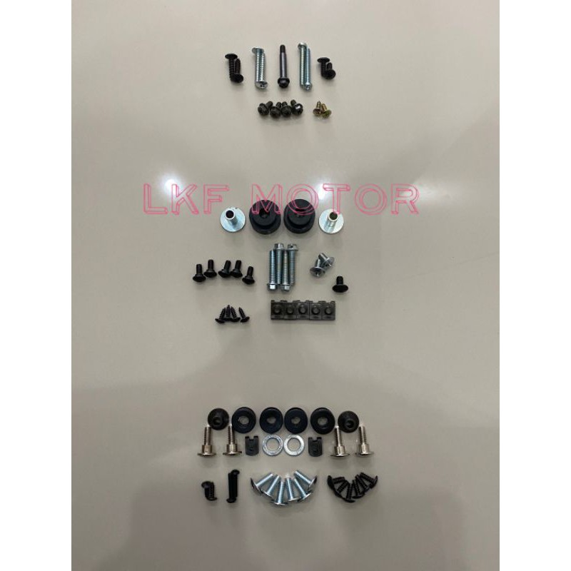 W100R COVER SCREW SET HANDLE SCREW FRAME SCREW LEG SHIELD SCREW FULL ...