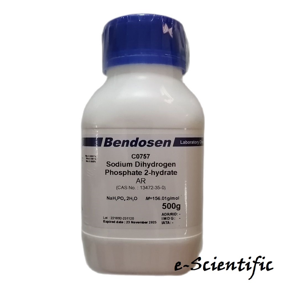 Sodium di-Hydrogen Phosphate 2H2O AR, 500g BENDOSEN | Shopee Malaysia