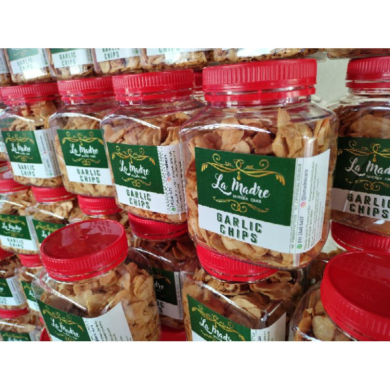 Hot spot GARLIC CHIPS by La Madre 170g | Shopee Malaysia
