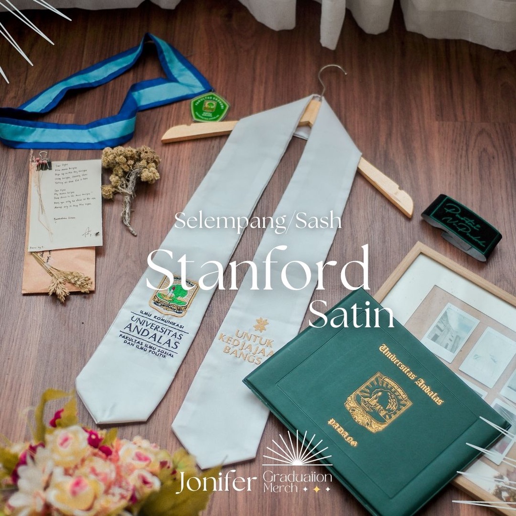 Stanford Graduation Sash - Premium Satin Material - Premium Sash - Neck ...