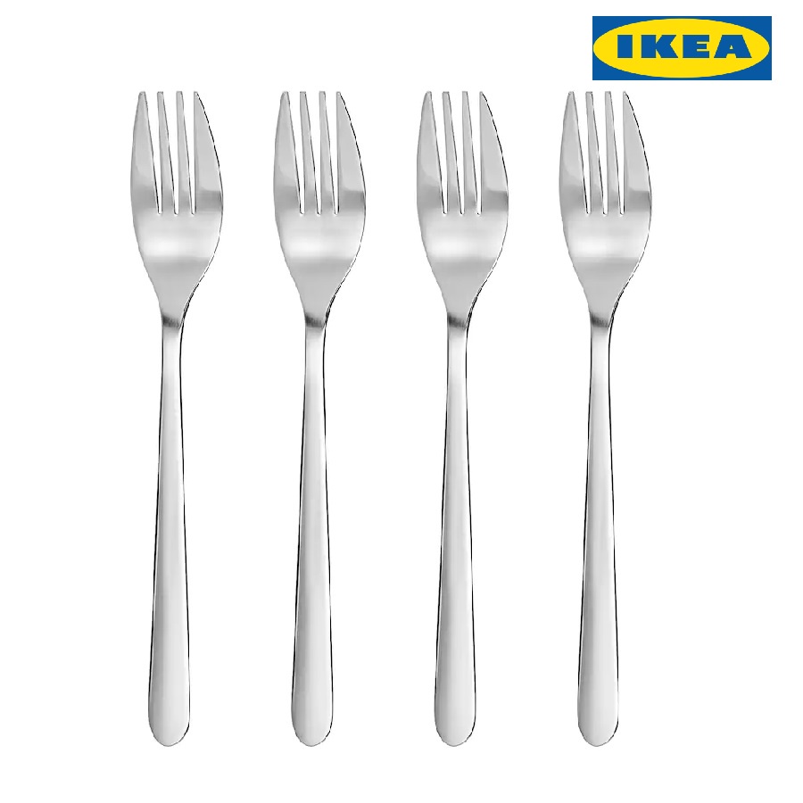 IKEA FÖRNUFT Cutlery Stainless Steel Fork (4 pcs) | Shopee Malaysia