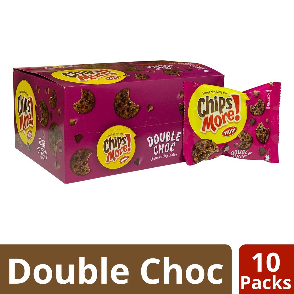 Chipsmore Mini Handy Pack Double Chocolate - Box (280g) | Shopee Malaysia