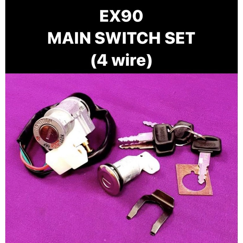 DEMAK EX90 MAIN SWITCH SET ( 4 WIRE ) - SUNMO / ORIGINAL - | Shopee ...