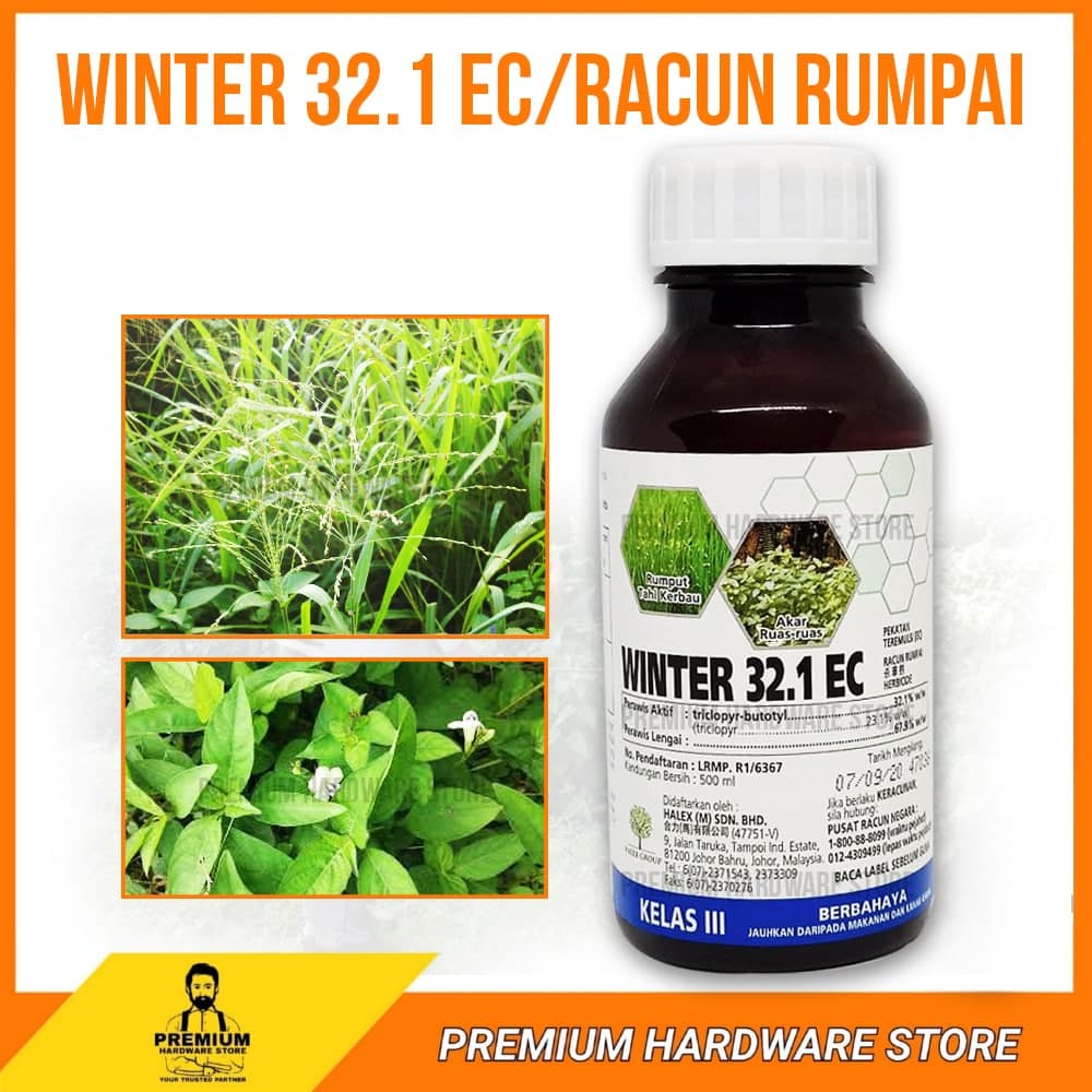 Winter 32.1EC/Racun Pokok/Racun Rumput/Herbicide 500ml | Shopee Malaysia