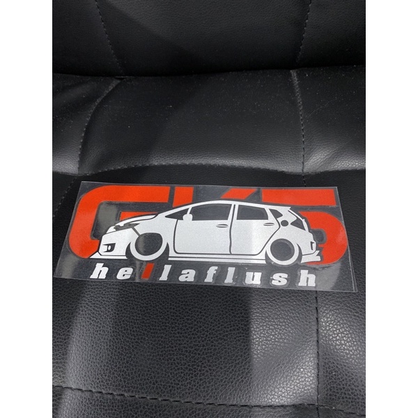 Honda Jazz GK5 Car Sticker Hella Flush | Shopee Malaysia