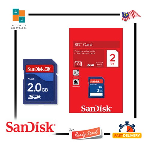 SanDisk 2GB Class 4 SD Flash Memory Card- SDSDB-002G-B35 | Shopee Malaysia