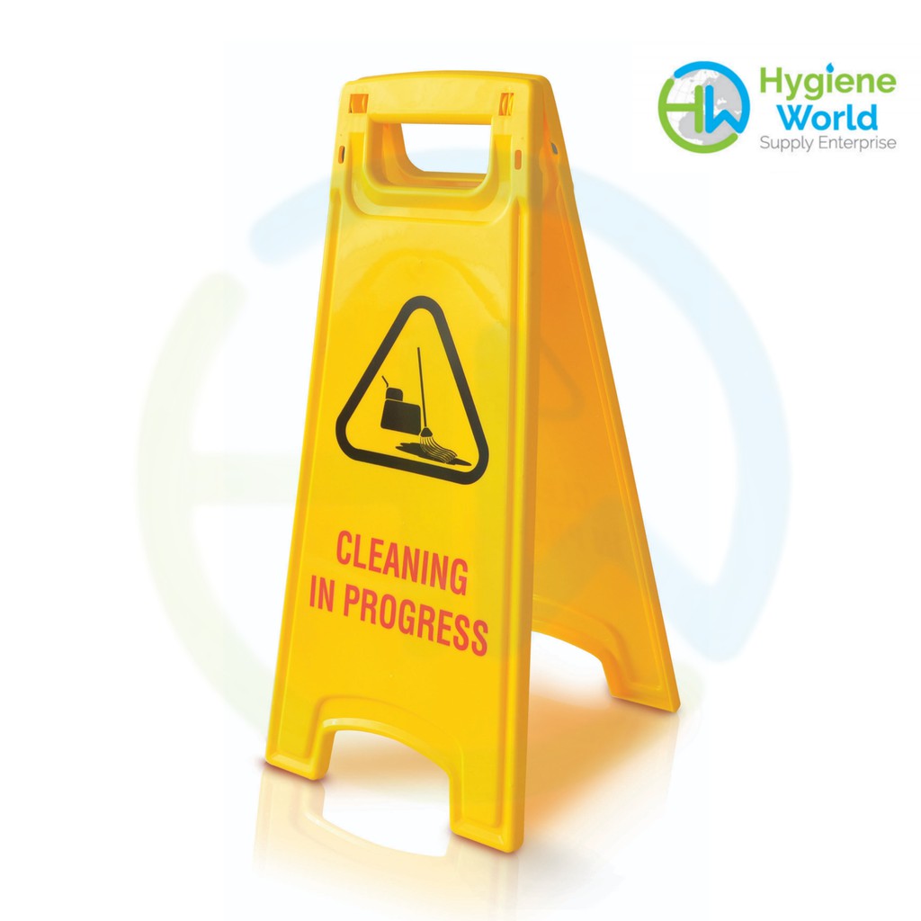 Safety Floor Signage / CLEANING IN PROGRESS | Shopee Malaysia