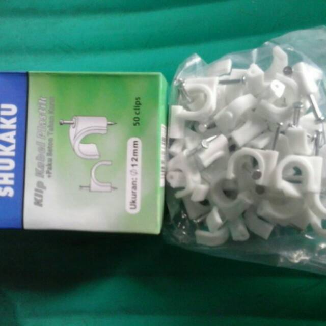 Cable Clamps Cable Clips 12mm Concrete Clamps | Shopee Malaysia