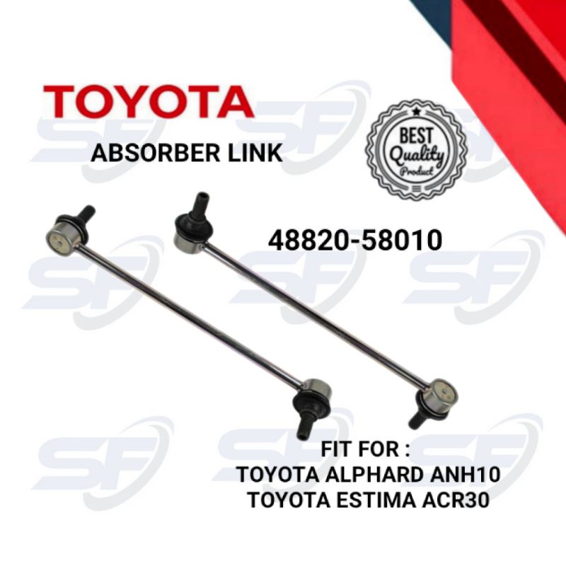 TOYOTA ALPHARD ESTIMA ANH10 ACR30 ABSORBER LINK 48820-58010 1piece ...