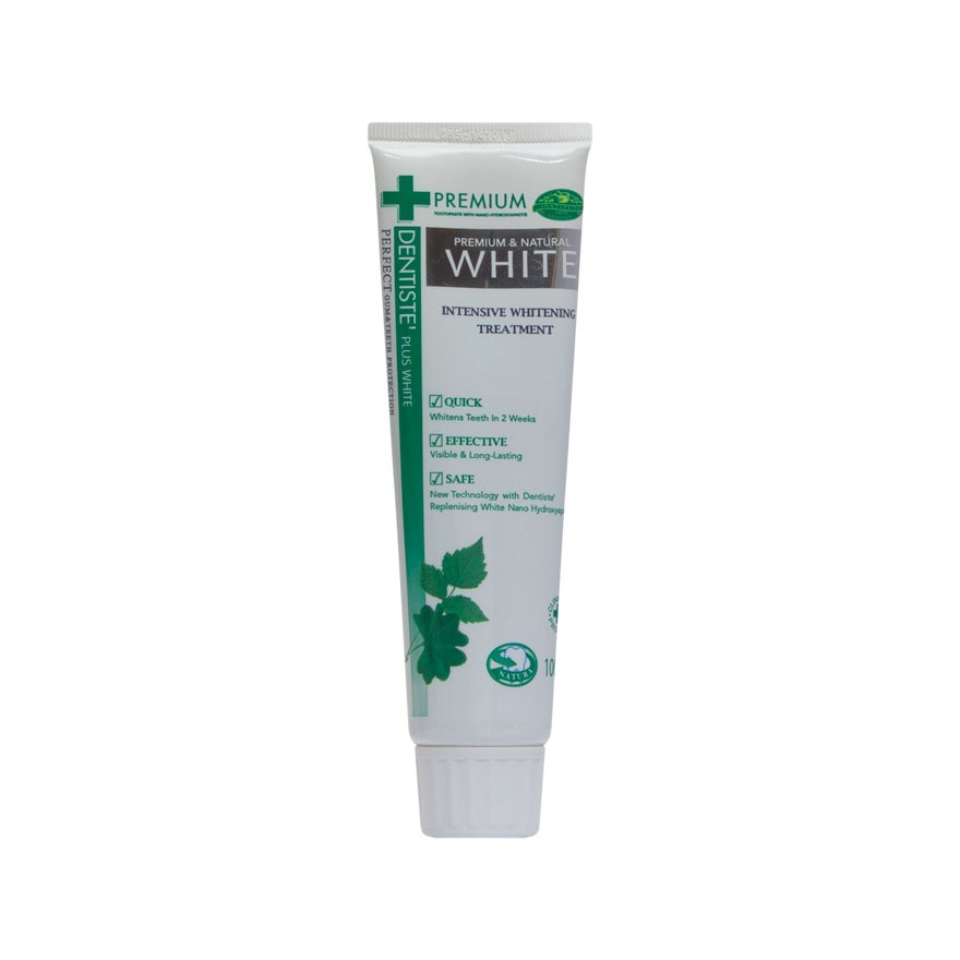 DENTISTE' PLUS WHITE TOOTHPASTE PREMIUM & NATURAL WHITE 50G / 100G ...