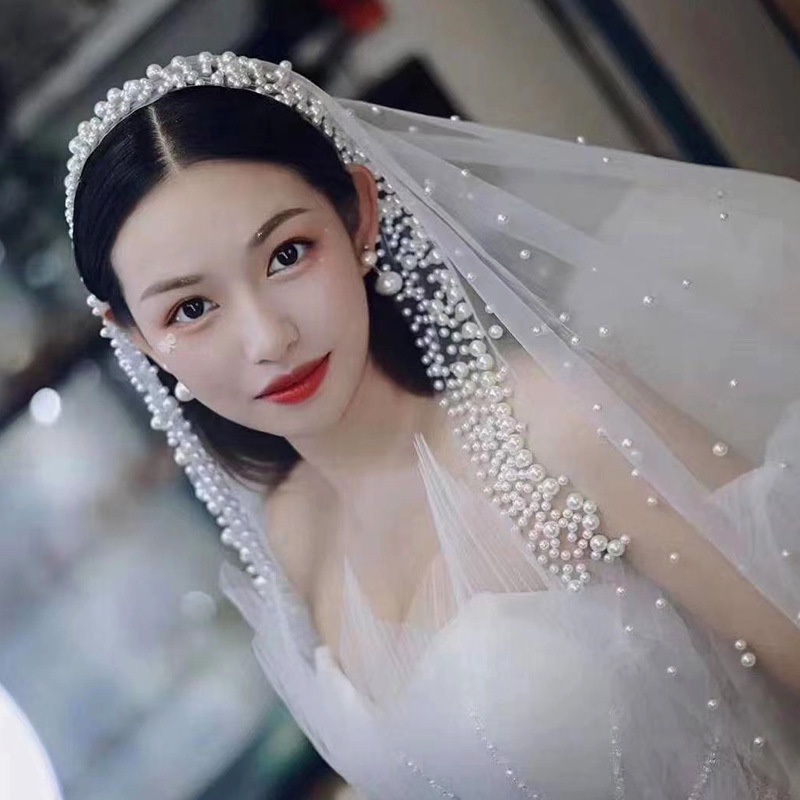 New Style Simple Temperament Pearl Wedding Bridal Hair Accessories ...