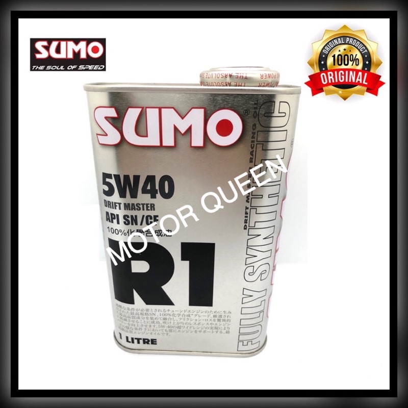 SUMO 4T Engine Oil Minyak Enjin Hitam M3 M2 R3 R1 Fully Semi Synthetic Japan Jepun 100% Original ...